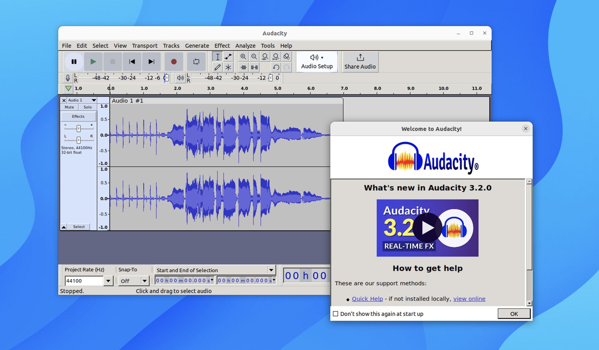 Audacity 3.2: implementati Real-Time Effect ed il supporto a WavPack ...