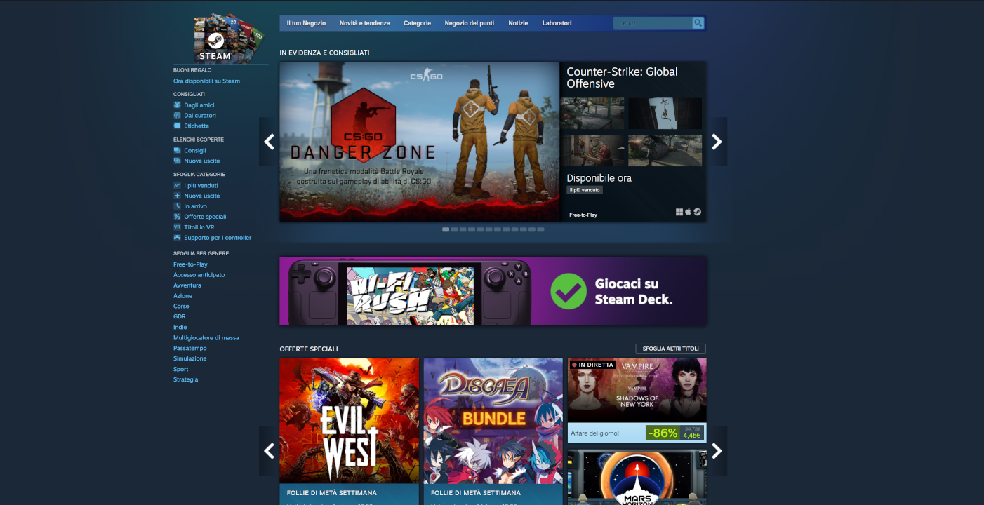 Steam: arrivata la nuova Big Picture mode | HTML.it