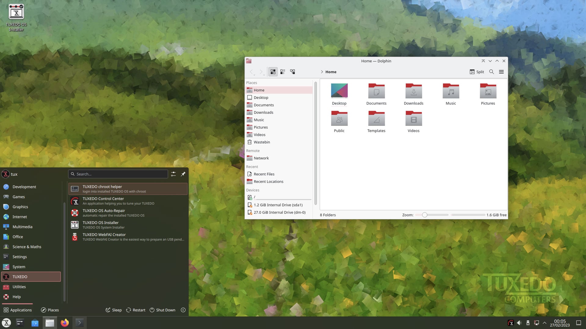 TUXEDO OS 2: introdotto KDE Plasma 5.27 e Linux 6.1 LTS | HTML.it