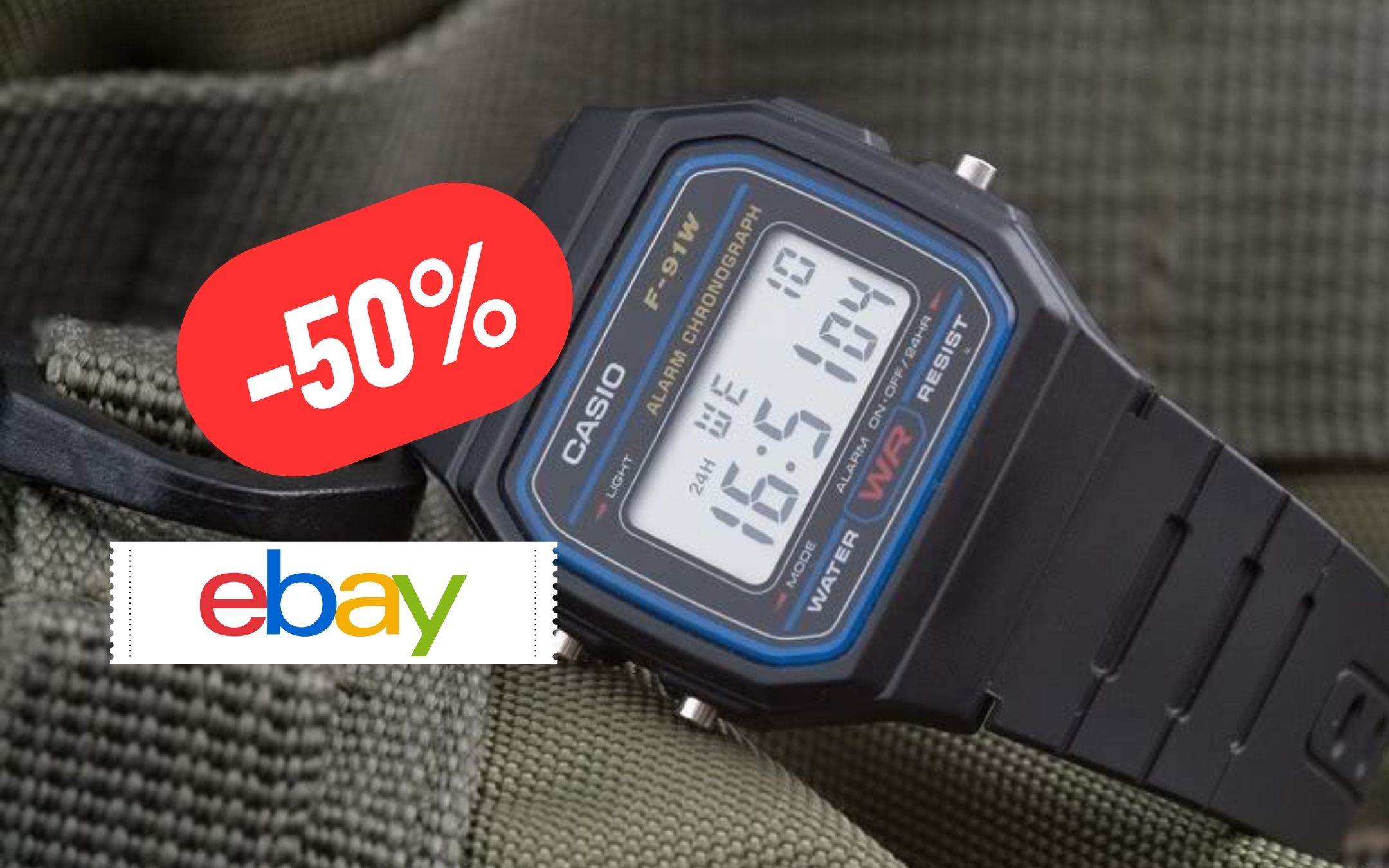 Un casio... 50% di sconto... il prezzo sta SHAKERANDO | HTML.it