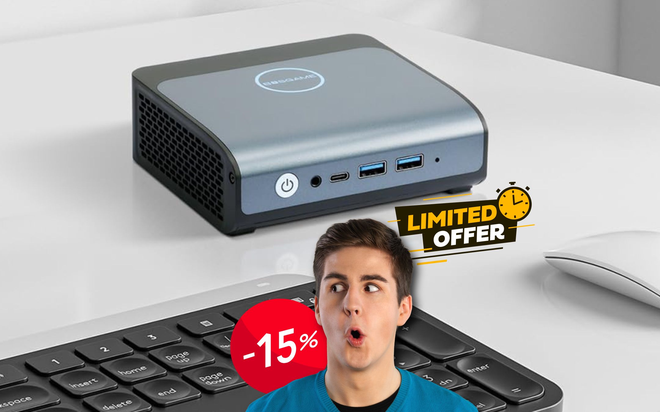 CHE BOMBA il Mini PC con prestazioni top al 15% in meno su Amazon ...
