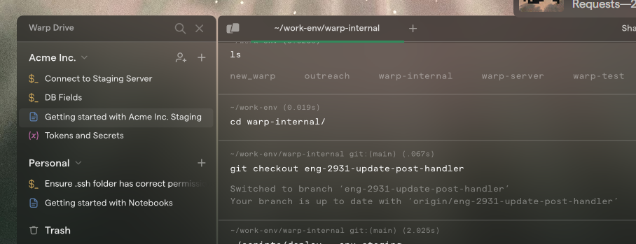 Warp: il terminale diventa intelligente con l'AI | HTML.it